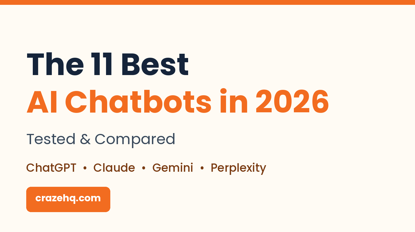 The 11 Best AI Chatbots in 2026 (Tested & Compared)